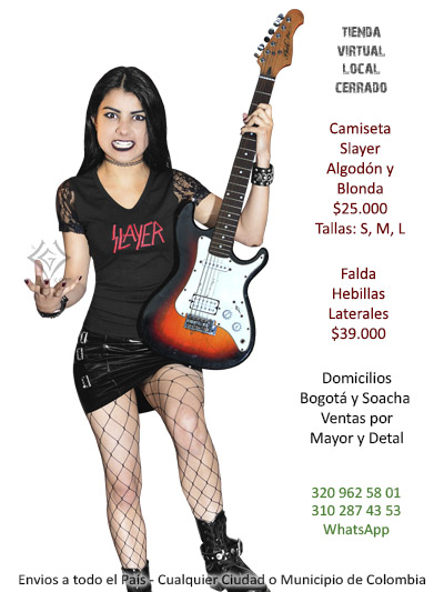Blusas de Bandas Rock Metal Gothic Camisetas Rockeras Metaleras Dama ...