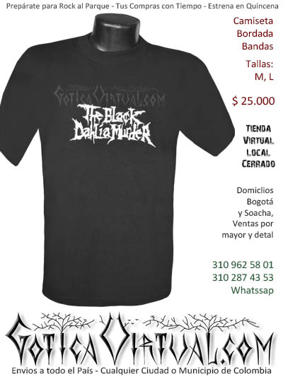 Camisetas Metaleras Rockeras Bogota Negras de Bandas Esqueletos Baratas ...