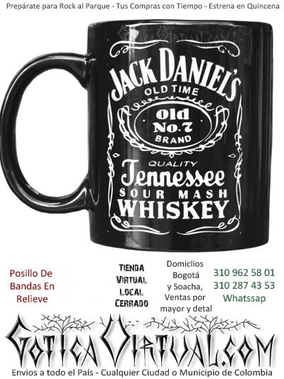 Pocillos o Mugs Bandas Rock Metal Gothic Bogota Envios Medellin Cali ...